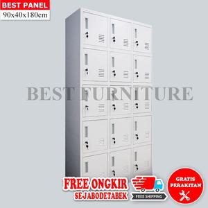 Jual Best Locker Filing Cabinet Stainless Besi Anti Banjir 15 Pintu ...