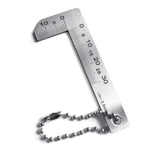 Jual Metal Chamfer Gauge Ruler Caliper For Mechanical Manufacturing Gl ...