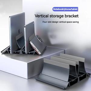 Jual Universal Vertical Laptop Stand Desktop Gravity Desk Holder - Kota ...