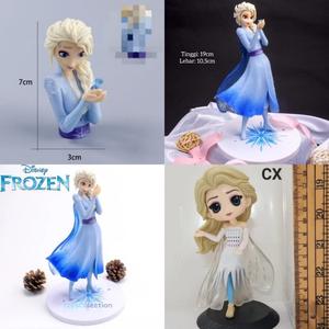 Jual Topper Elsa Premium, Hiasan Kue Elsa, Patung Elsa, Mainan Elsa PVC ...