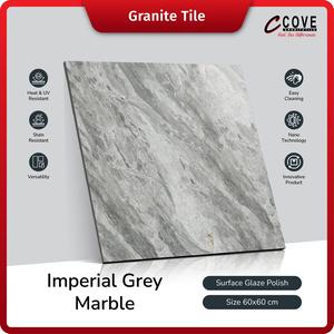 Jual Cove Granite Tile Imperial Grey Marble 60x60 Granit Lantai Dinding ...