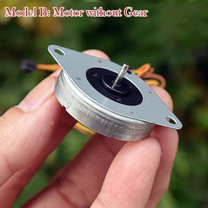 Jual MOATECH Mini DC 5V-12V Round Ultra-thin 35MM Stepper Motor Engine ...