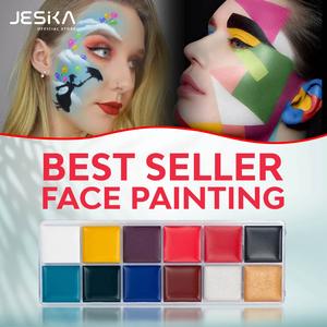 Jual Face body painting wajah oil based rainbow warna merah putih ...