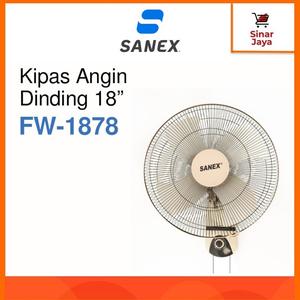Jual SANEX Wall Fan 18 Inch Besi (Kipas Angin Dinding 18 Inch) - Kab. Sidoarjo - E- Max ...