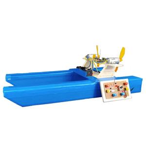 Jual RC Boat Diy Wind Powered Boat Model Kit with Self-made Fish Finde ...
