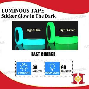 Jual Luminous Tape Sticker Lakban Isolasi Fosfor Glow In The Dark 5M ...