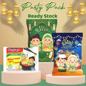 Jual KEMASAN SNACK HAMPERS LEBARAN IDULFITRI LUCU POUCH SNACK GIANT ...