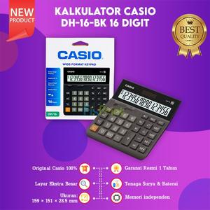 Jual Casio DH 16 Calculator Desktop Kalkulator Meja Kantor Office ...