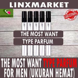 Jual AZ THE MOST WANT TYPE PARFUM FOR MEN - UKURAN HEMAT - - 2ML ...