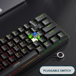 Jual Np! Keyboard Tkl Rgb Murah Blue Switch Red Switch Type-C Wired ...