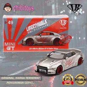 Jual MINI GT LIBERTY WALK - NISSAN GT-R R35 REAR WING SATIN SILVER ...