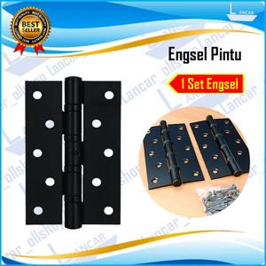 Jual Engsel Pintu Rumah Hitam Doff 3 Inci 4 Inci 5 Inci / Door Hinges ...