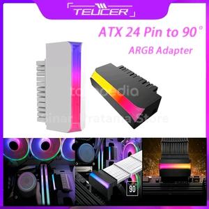 Jual Atx 24 pin 90 degree Motherboard 24pin ARGB 3pin 5v Adapter PSU ...