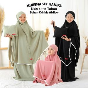 Jual Mukena Anak 3 5 7 9 11 13 Tahun Crinkle Mukenah Polos TK SD SMP ...
