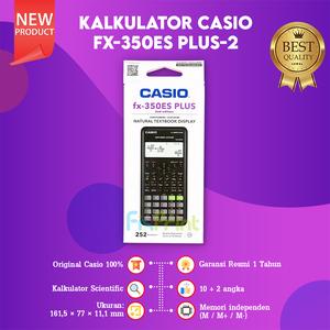 Jual Calculator Casio fx 350ES PLUS-2 Scientific Kalkulator Ilmiah ...