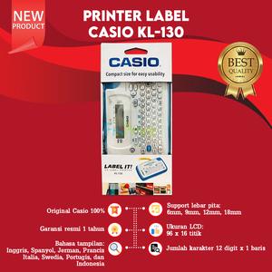 Jual Casio KL 130 Mesin Label Printer Labeling Garansi Resmi Original New - Kab. Gresik ...