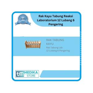 Jual Rak Kayu Tabung Reaksi Laboratorium 12 Lubang 6 Pengering - Kota ...