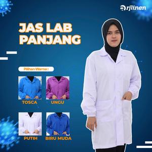 Jual [SUPER HOT] JAS LABORATORIUM GAN PANJANG / JAS PRAKTEK / JAS LAB ...