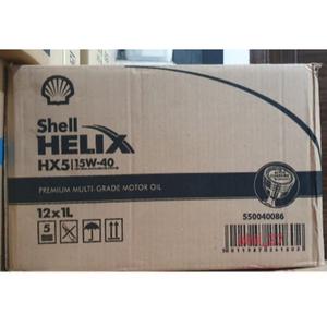 Jual STOK TERBARU & READY, OLI SHELL HELIX HX5 1 LITER ( PER DUS ...
