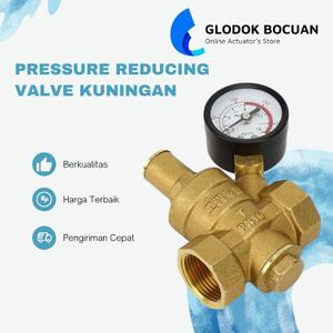 Jual 3/4" Pressure Reducing Valve PRV Regulator Water Kuningan 3/4 Inch ...