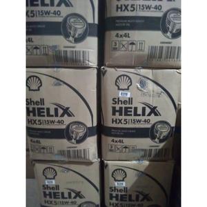 Jual STOK TERBARU & READY, OLI SHELL HELIX HX5 15W-40 4LITER (PER DUS ...