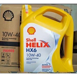 Jual STOK TERBARU & READY, OLI SHELL HELIX.. HX6..4 LITER..KUNING 10 W ...