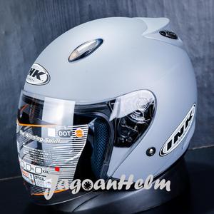 Jual INK HELM CENTRO JET SOLID | MATT GORILLA GREY | CENTROJET SINGLE ...
