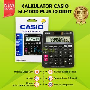 Jual Casio MJ-100D Plus 10 Digit Calculator Desktop Check Correct ...
