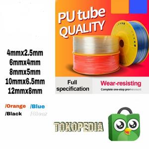Jual Selang PU POLYURETHANE OD 4mm x ID 2.5mm 1 Roll 200 Meter - Hitam - Orange - Jakarta Barat ...