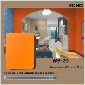 Jual ECHO WALLBOARD CHARCOAL 5mm MOTIP SOLID/WALLBOARD PVC WARNA - WB ...