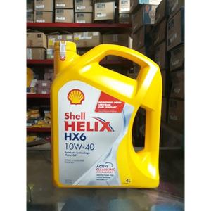 Jual STOK TERBARU & READY, OLI SHELL HELIX HX6 10W-40 4 LITER KEMASAN ...
