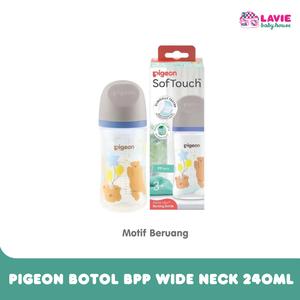Promo Pigeon Botol Bpp Wide Neck 240Ml Beruang W/ Softouch Nipple - Kota Bandung - Lavie Baby ...