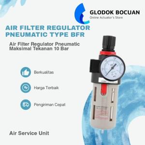 Jual BFR 4000 Pneumatic Air Filter Regulator Drat 1/2 Inch - Jakarta ...