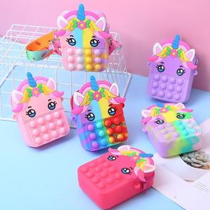 Jual Tas Selempang Pop It 3d Mini Karakter Unicorn Rainbow Kecil Anak ...