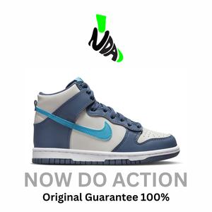 Jual SEPATU SNEAKERS Nike DUNK HIGH LIGHT BONE DIFFUSED BLUE GS DB2179 ...