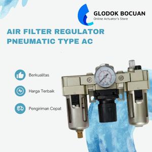 Jual AC 3000-03 Pneumatic Air Filter Regulator Lubricator 3 Baris 3/8 Inch - Jakarta Barat ...