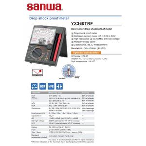Jual Multitester Analog Drop Shock Proof Meter SANWA YX360TRF Best ...