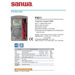 Jual Multitester Digital Pocket Size SANWA PM11 Best - Jakarta Pusat ...