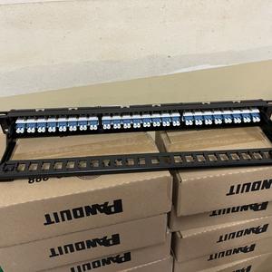 Jual 1U rack mount fiber optic patch panel cabling solution 48 port ...