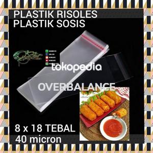 Jual G 8G Plastik Risoles & Sausages Tebal 8 X 18 Opp Seal I»E9 ...