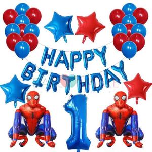 Jual Paket Balon Angka Tema 3D Spiderman Simpel (PD172) - Jakarta ...