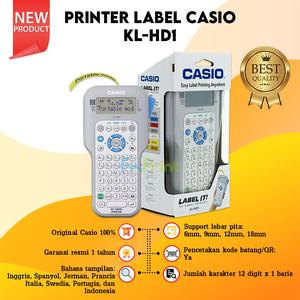 Jual Casio Label Printer KL HD1 Mesin Labeling Printer Garansi Original New - Jakarta Pusat ...