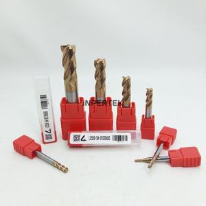 Jual Endmill 1 4F Lexees EndMill Carbide 1 HRC55 Pisau Cutter Milling ...