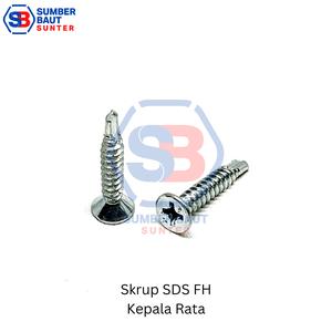 Jual SDS FH 8x38 Skrup Roofing Flat Head Self Drilling Screw - Jakarta ...