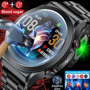 Jual 2023 New Laser Pulse Therapy ECG+PPG Smartwatches Men Blood Glucose - Jakarta Barat ...