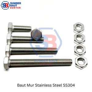 Jual M4x40 Baut Mur Hexagon Stainless 304 SS Hex 4x40 - Jakarta Utara ...