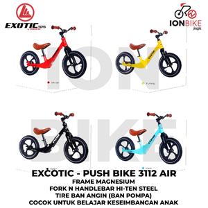 Jual Push Bike Exotic 3112 Balance Bike Pushbike Sepeda Anak Air Angin ...