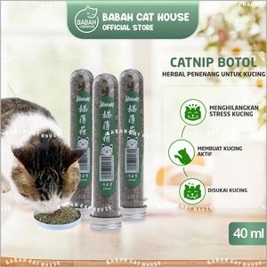 Promo Catnip BOTOL Cat Mint Mainan Kucing Obat Penenang Stres Serbuk ...
