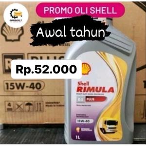 Jual Shell Rimula R4 Plus 15W-40 Kemasan 1 Liter Original Scan Bare ...