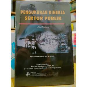 Jual Buku Pengukuran Kinerja Sektor Publik Edisi Pertama - Mohamad Mahsun - Kota Depok - wahyu ...